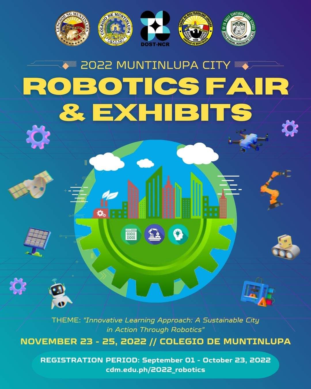 Invitation to the 2022 Robotics Fair - De La Salle Santiago Zobel