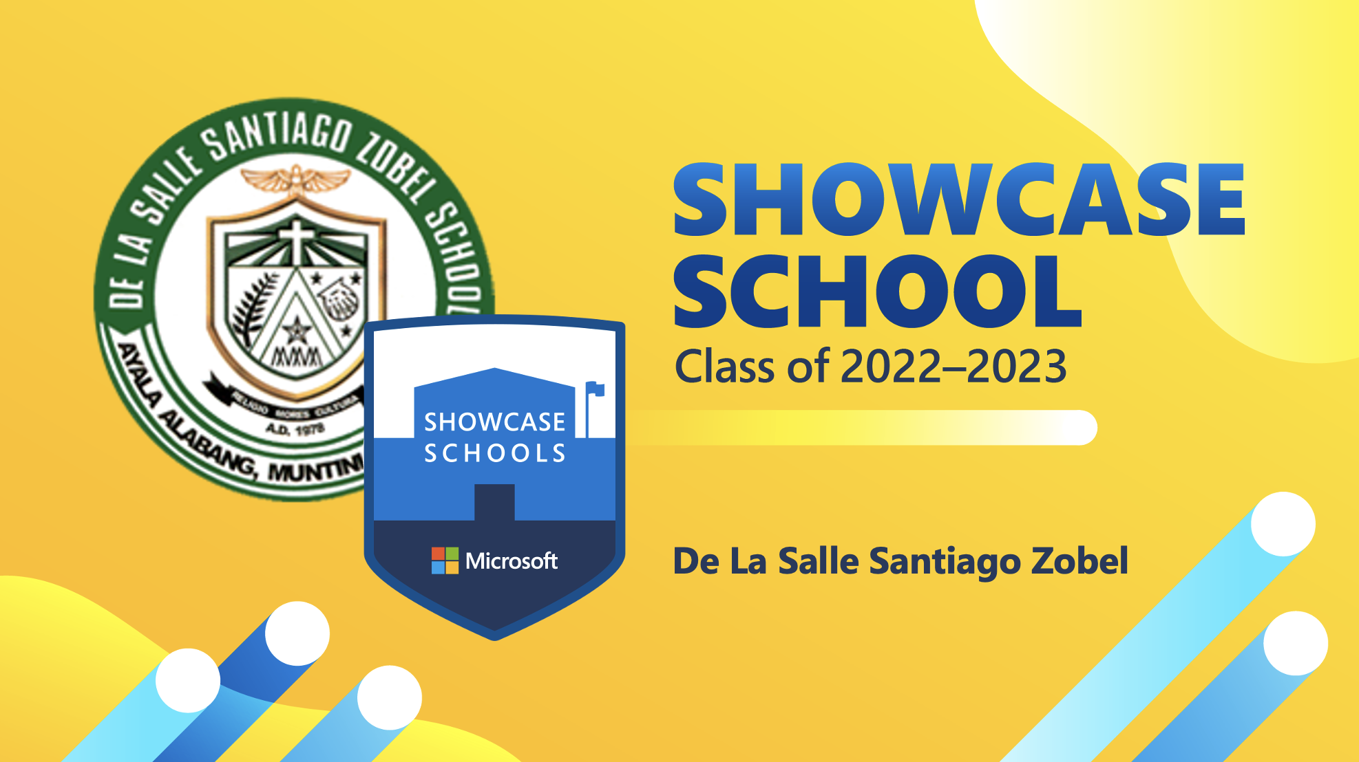 Microsoft Recognizes DLSZ as a Showcase School for AY 2022-2023 – De La ...