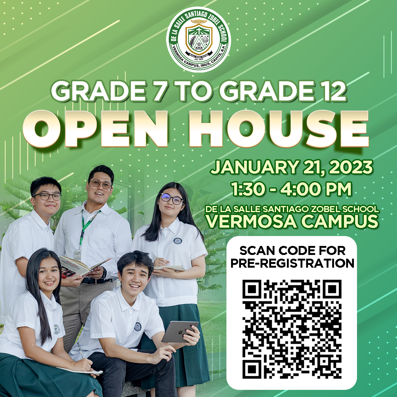 Open House for Pre-K, Kinder, Grade 1, Grade 7, Grade 11 and Grade 12 ...