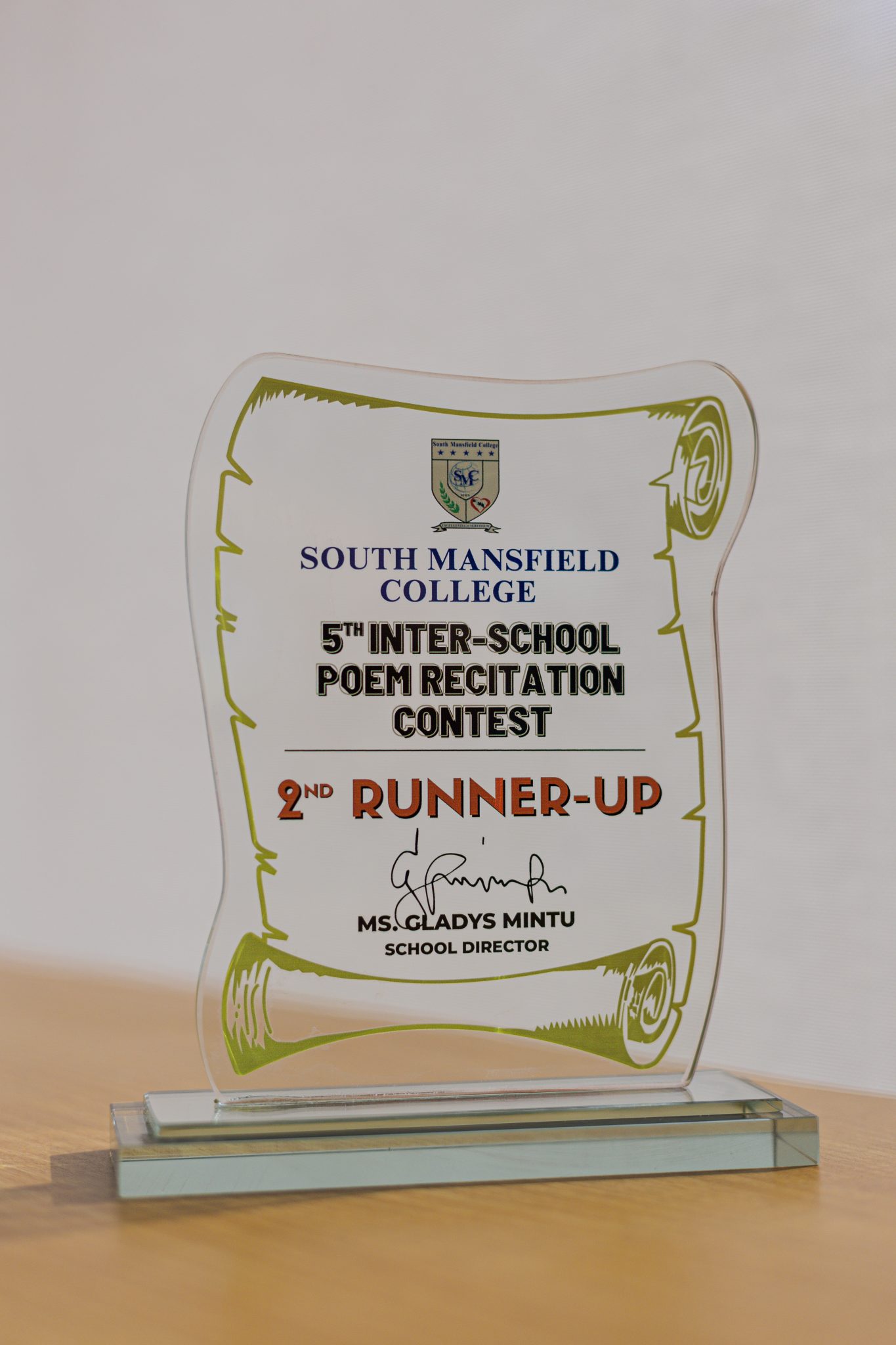 Pre-K and Kinder students win 2nd runner-up in the Interschool Poem ...