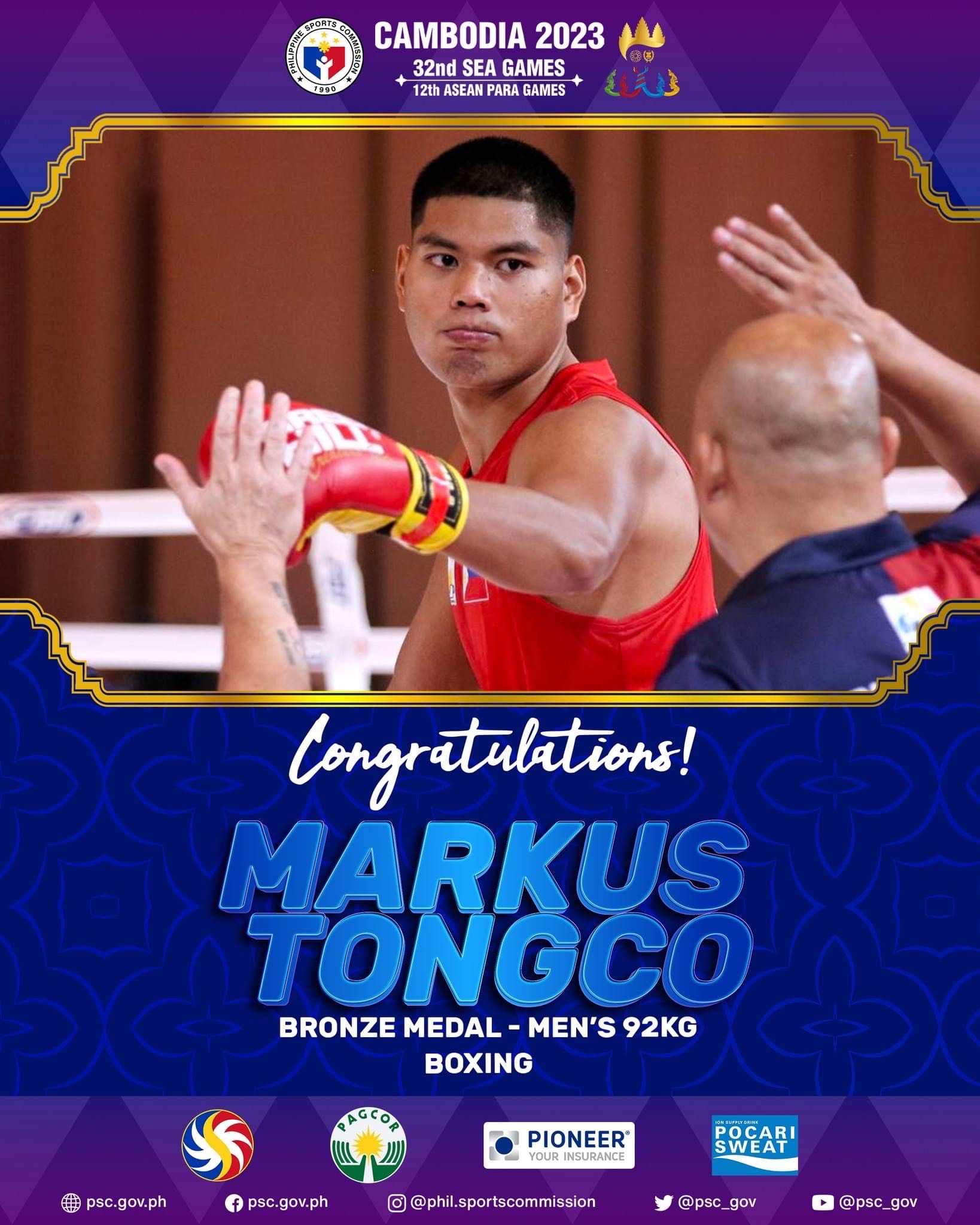 Markus Tongco (DLSZ 2016) wins Bronze in Boxing in the 2023 SEA Games ...