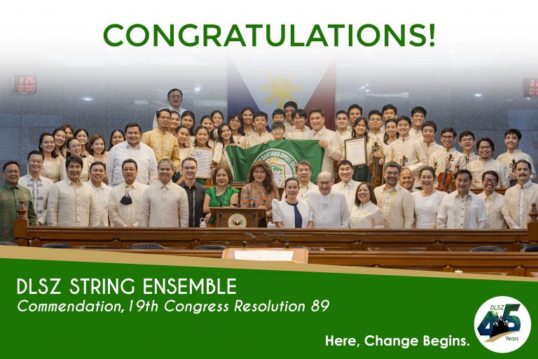 DLSZ Strings Receives Congressional Honor at the Senate of the ...
