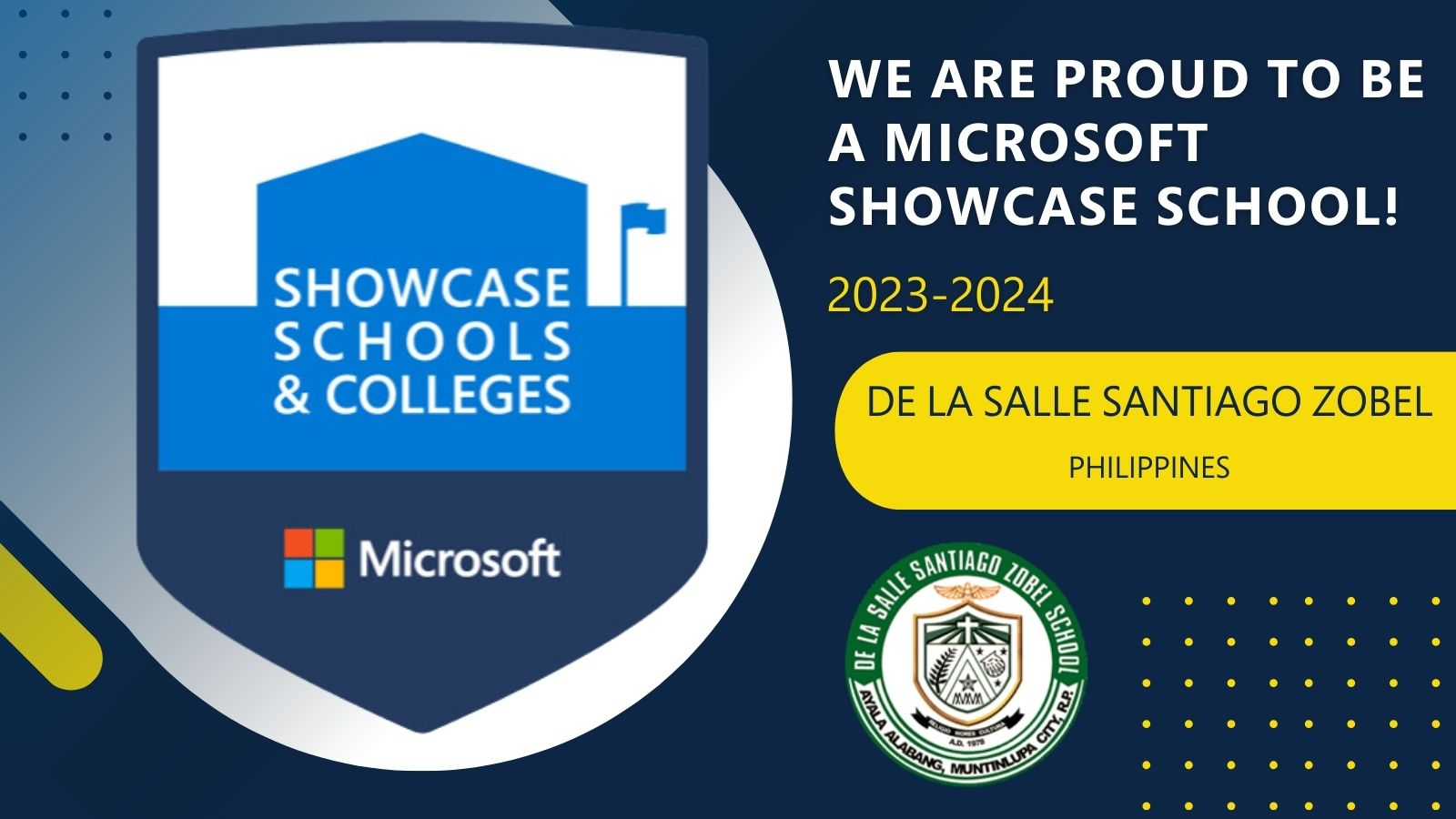 Microsoft Recognizes DLSZ as a Showcase School for AY 2023-2024 – De La ...