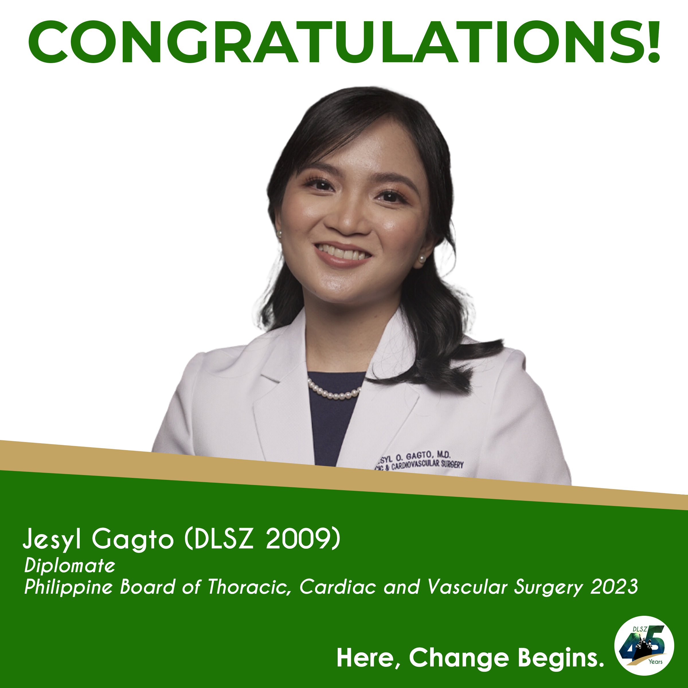 Congratulations to our DLSZ Alumni Achievers! - De La Salle Santiago Zobel