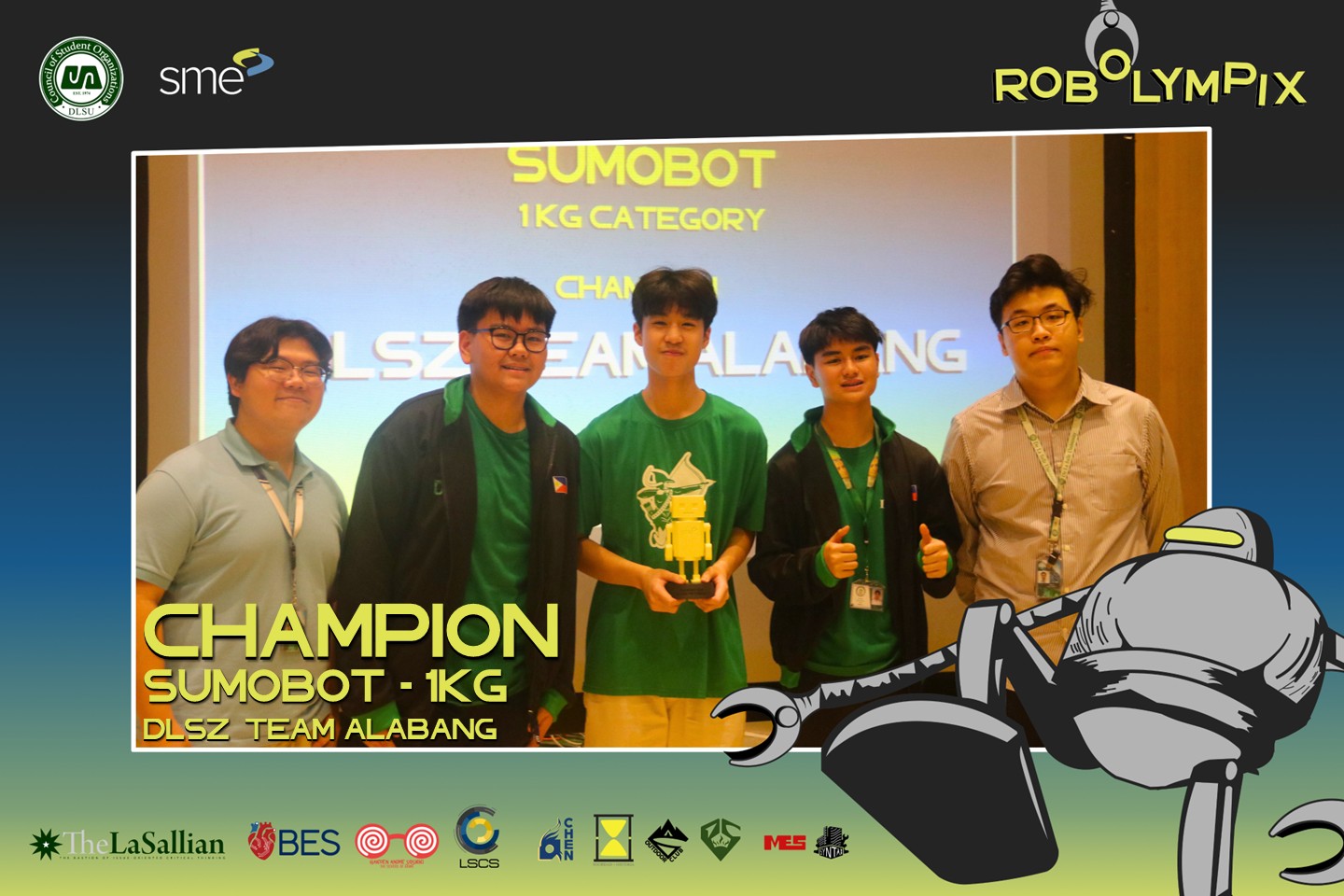 DLSZ Robotics Elite Team bags awards at the Robolympix 2023 competition ...