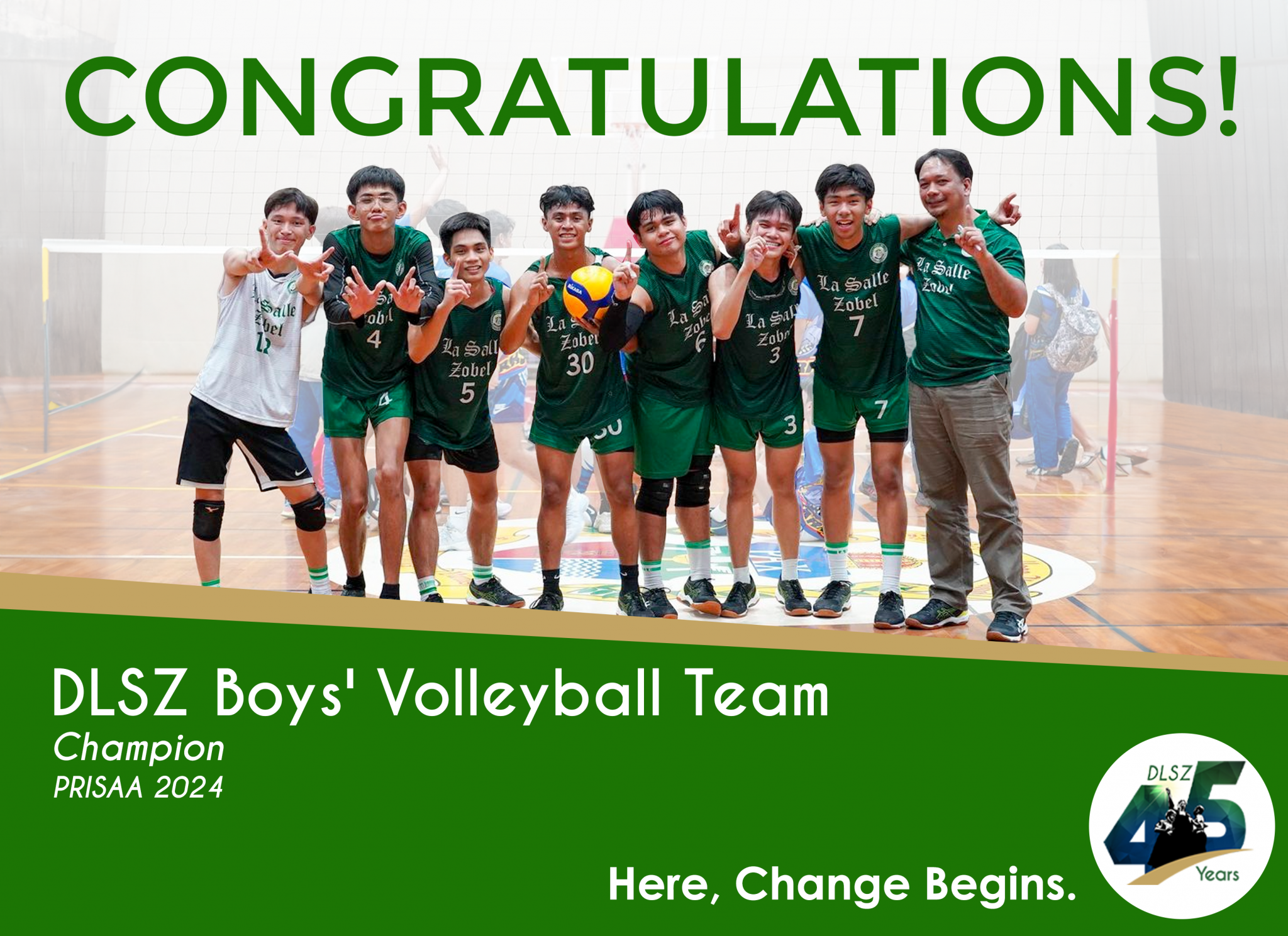 (Updated) DLSZ Boys Volleyball Team Secures PRISAA 2024 Championship ...