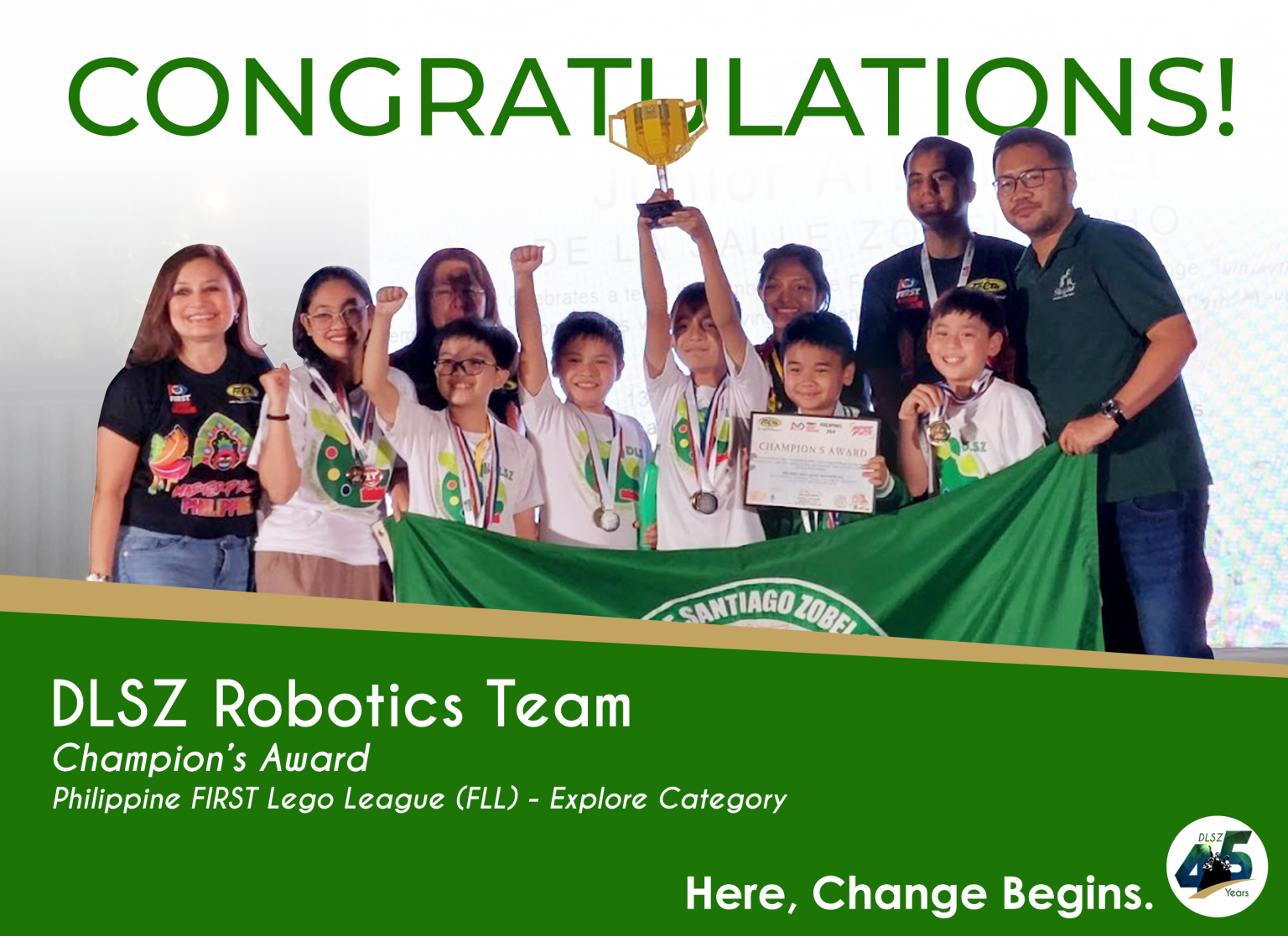 DLSZ Robotics Team bags the FLL PH Explore and Challenge Category ...