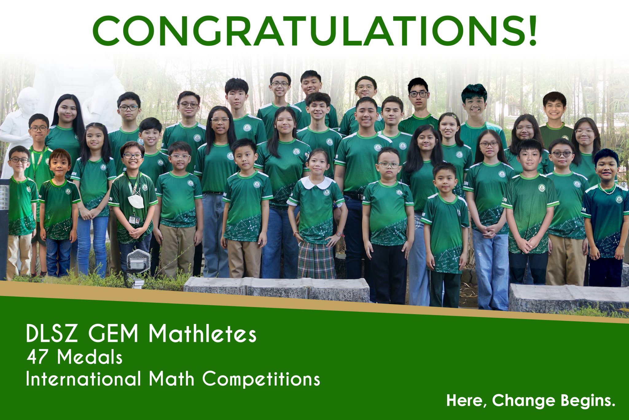 DLSZ MATH WIZARDS EARN 47 MEDALS IN INTERNATIONAL MATH COMPETITIONS TO ...