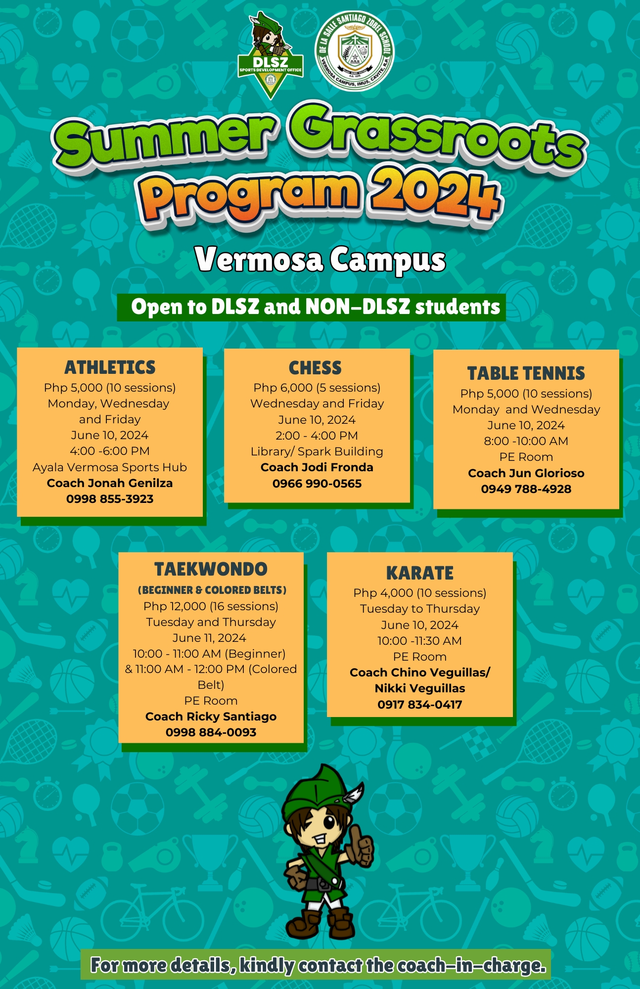 [Updated] 2nd Batch of the DLSZ Summer Grassroots Program – De La Salle ...