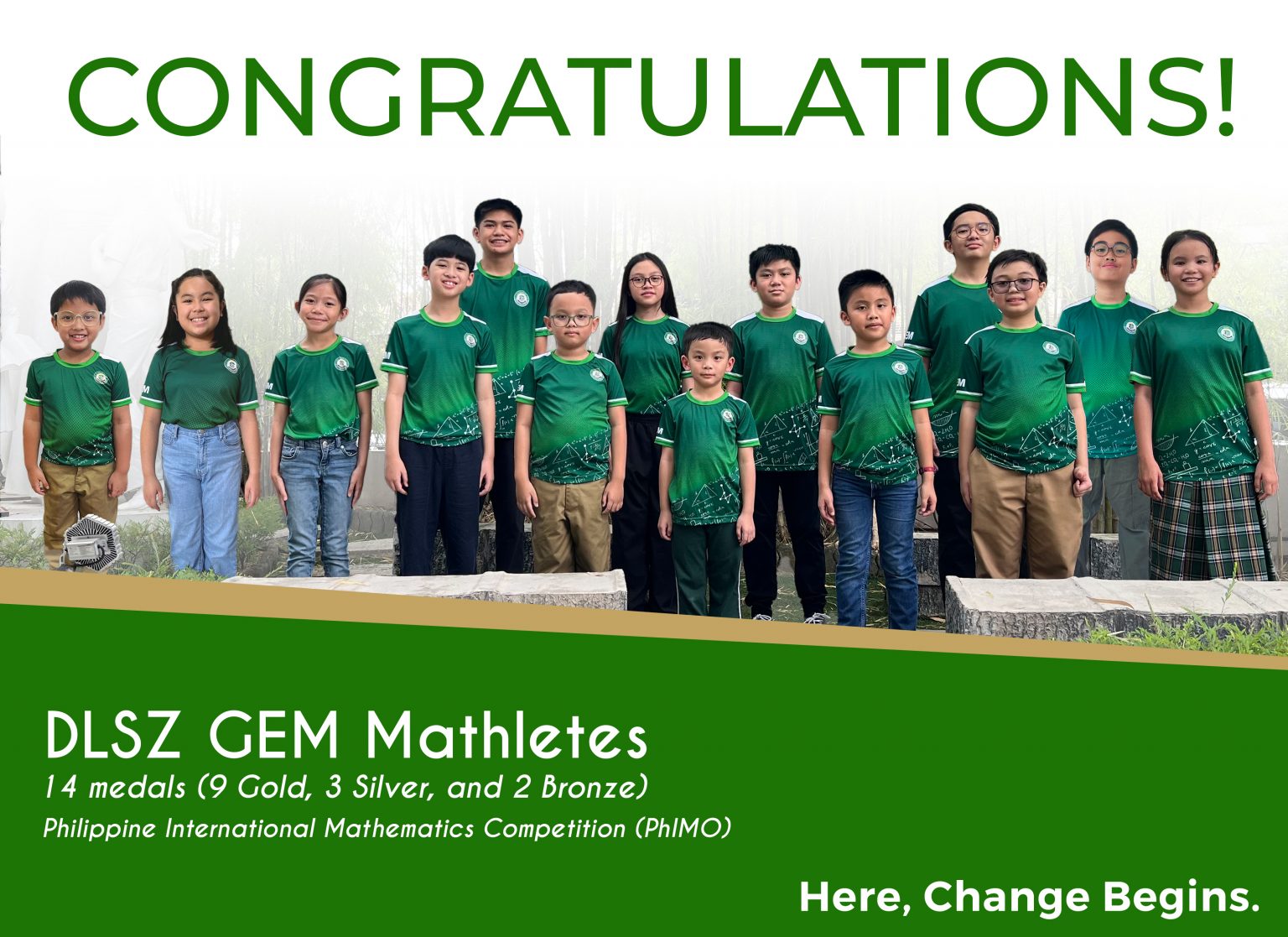 DLSZ GEM Mathletes Shine at the Philippine International Mathematics ...
