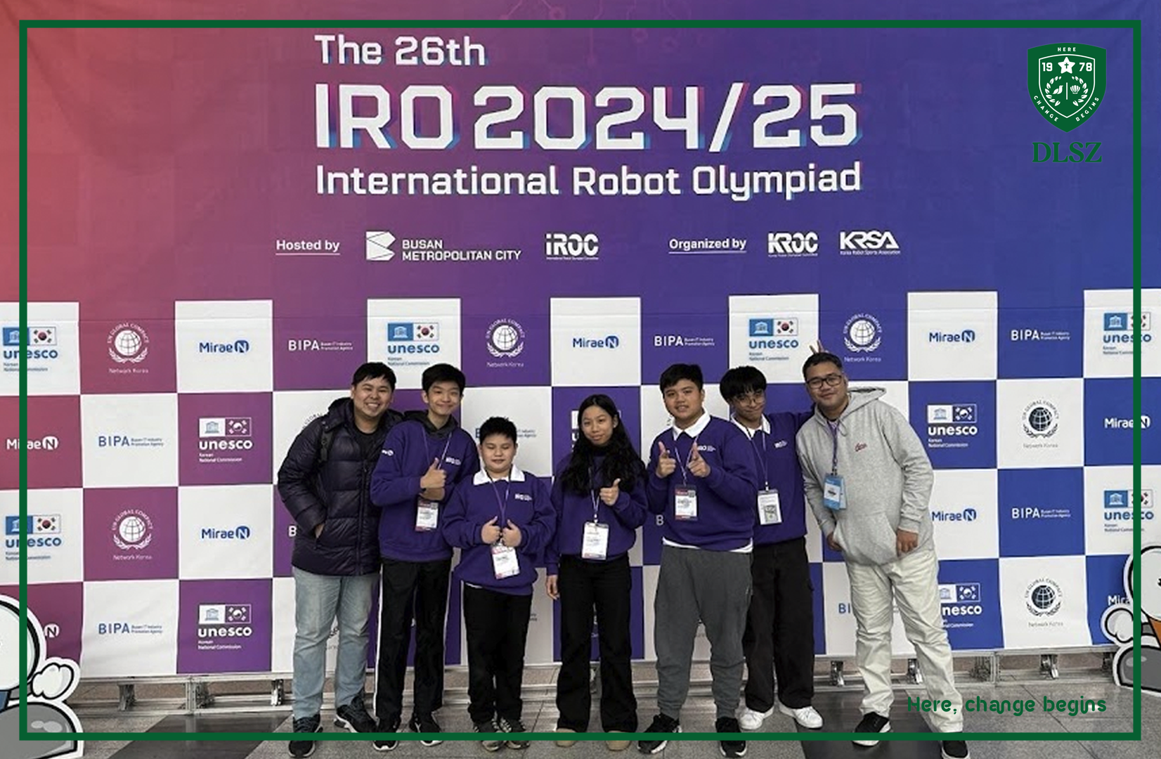 DLSZ Robotics Elite Team Participated in the 26th International Robot ...