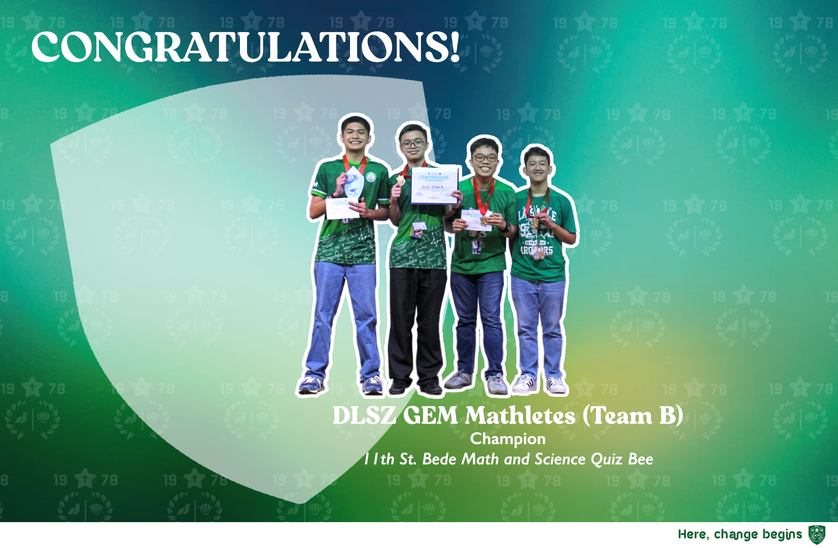 Back-to-Back Brilliance: DLSZ GEM Teams Triumph with Gold and Silver at ...